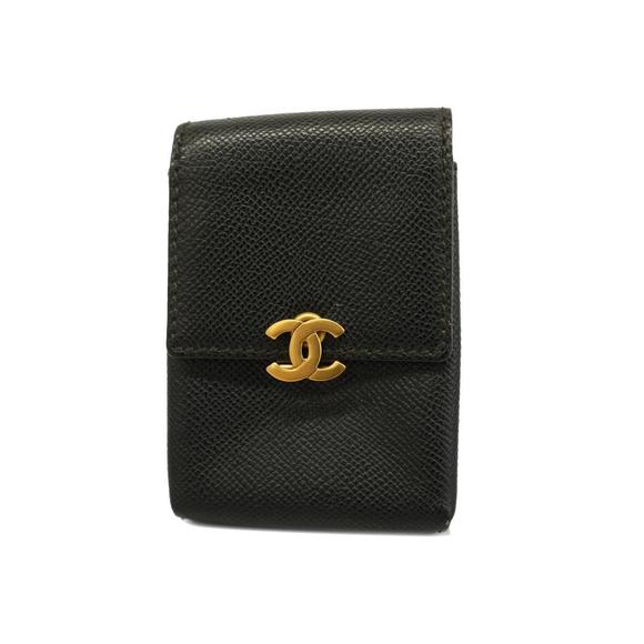 CHANEL | Bags | Chanel Cigarette Case Caviar Skin Black | Poshmark